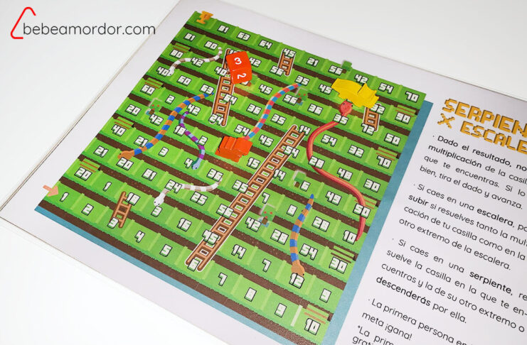 Serpientes y Escaleras - Aprender las tablas de multiplicar jugando ...