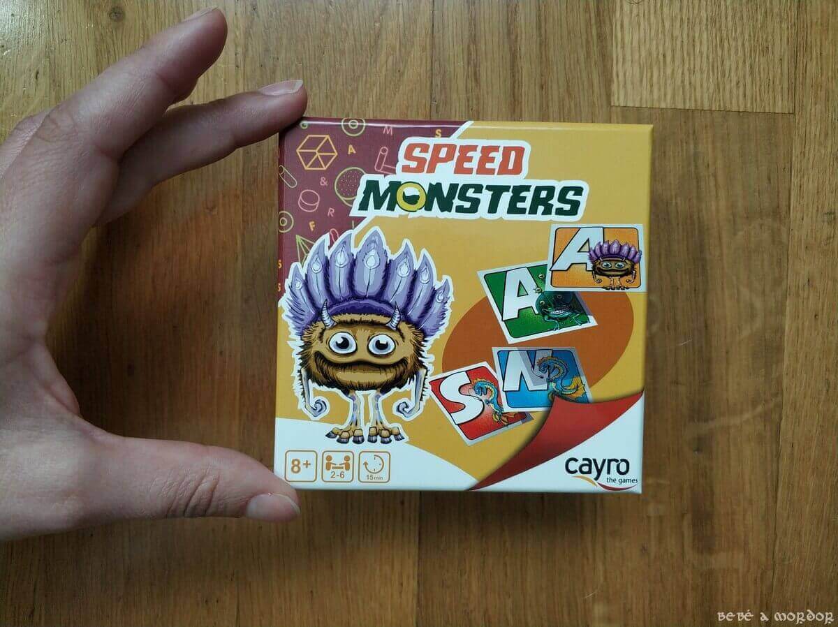 tamaño caja juego Speed Monsters - Bebé a Mordor